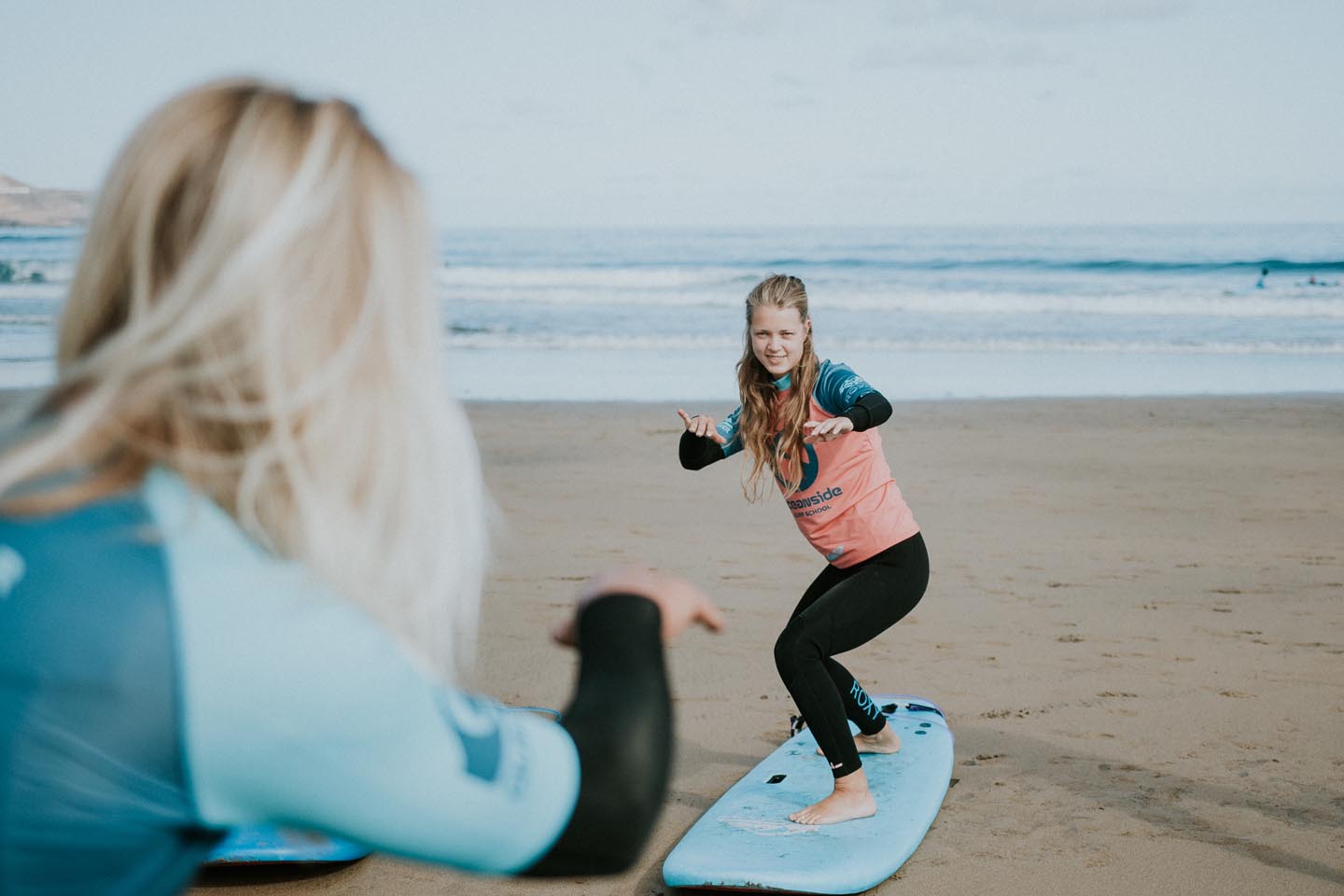 Standing Up on a Surfboard